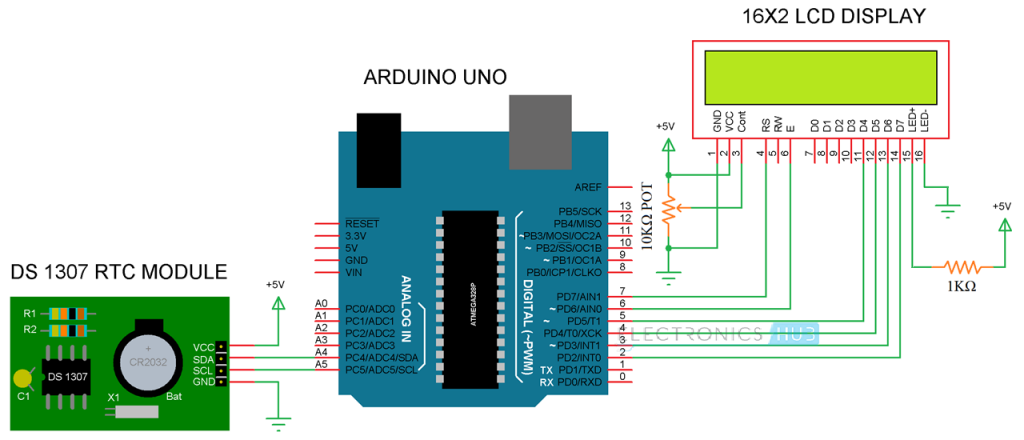 Arduino实时时钟(RTC)教程使用DS1307 - BOB官方网站平台