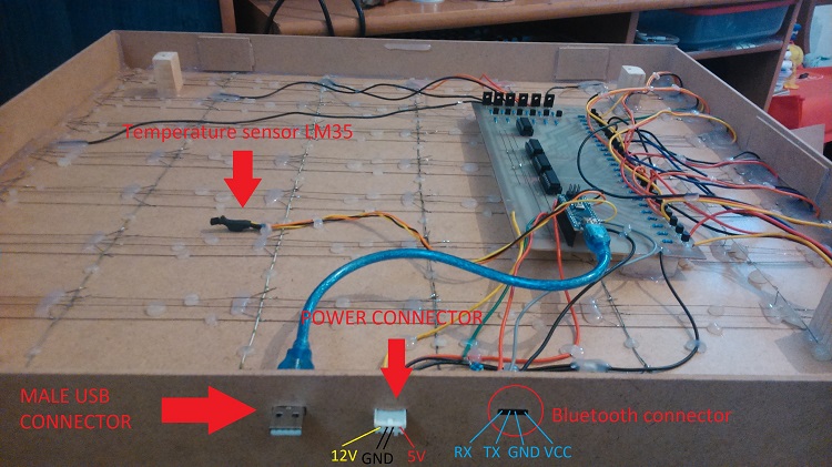 Diy Rgb Led矩阵使用arduino,蓝牙,android应用程序 Bob官方网站平台