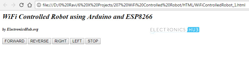 Wifi控制机器人使用esp8266和arduino Electronics Hubbob多特蒙德官方下载 Bob官方网站平台