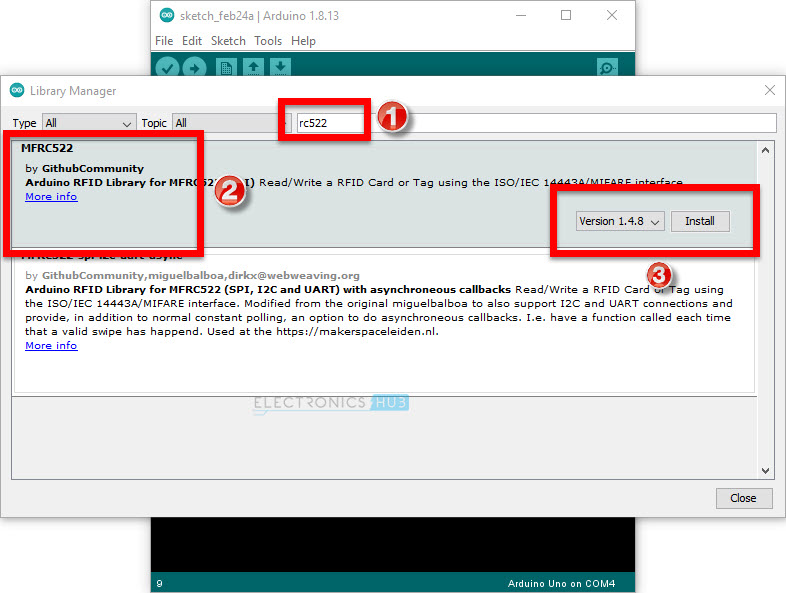 与arduino接口mfrc522 Rc522 Rfid阅读器模块 Bob官方网站平台 4473