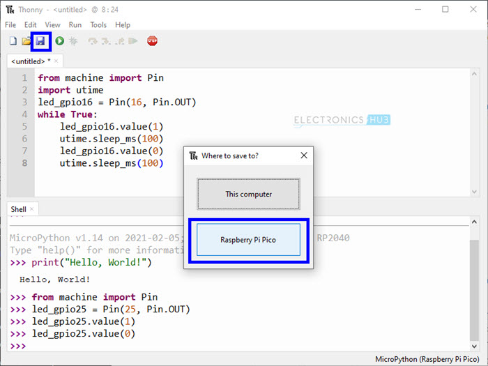 用MicroPython |编程树莓派Pico初学者指南 - BOB官方网站平台