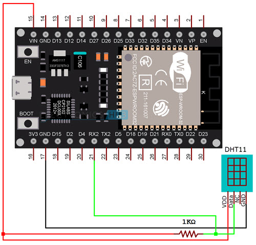 ESP32 DHT11教程| DHT11 ESP32湿度温度传感器 - BOB官方网站平台